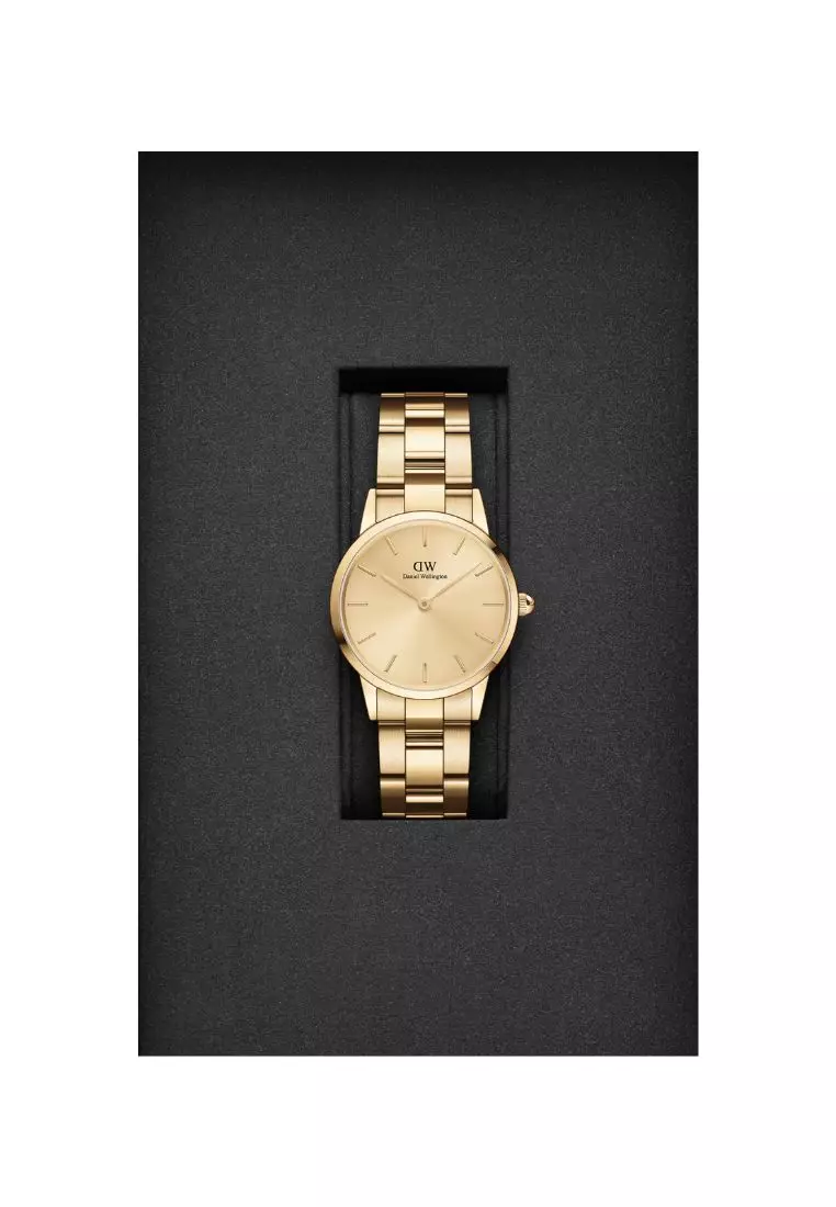 Buy Daniel Wellington Iconic Link Unitone 28mm Watch Gold dial Link ...