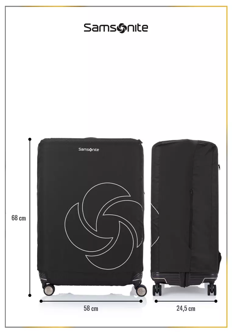 Jual Samsonite Samsonite Travel Essentials Luggage Cover XL - Black ...