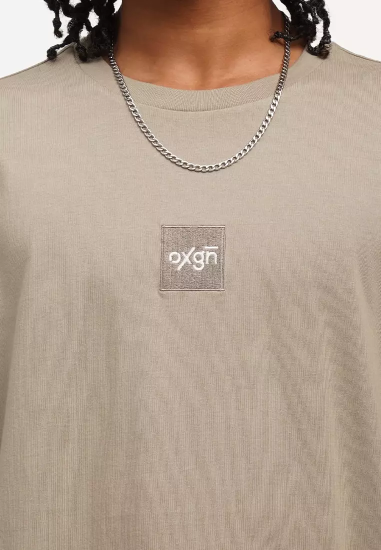 Buy OXGN Logo Embroidered T-Shirt 2025 Online | ZALORA Philippines
