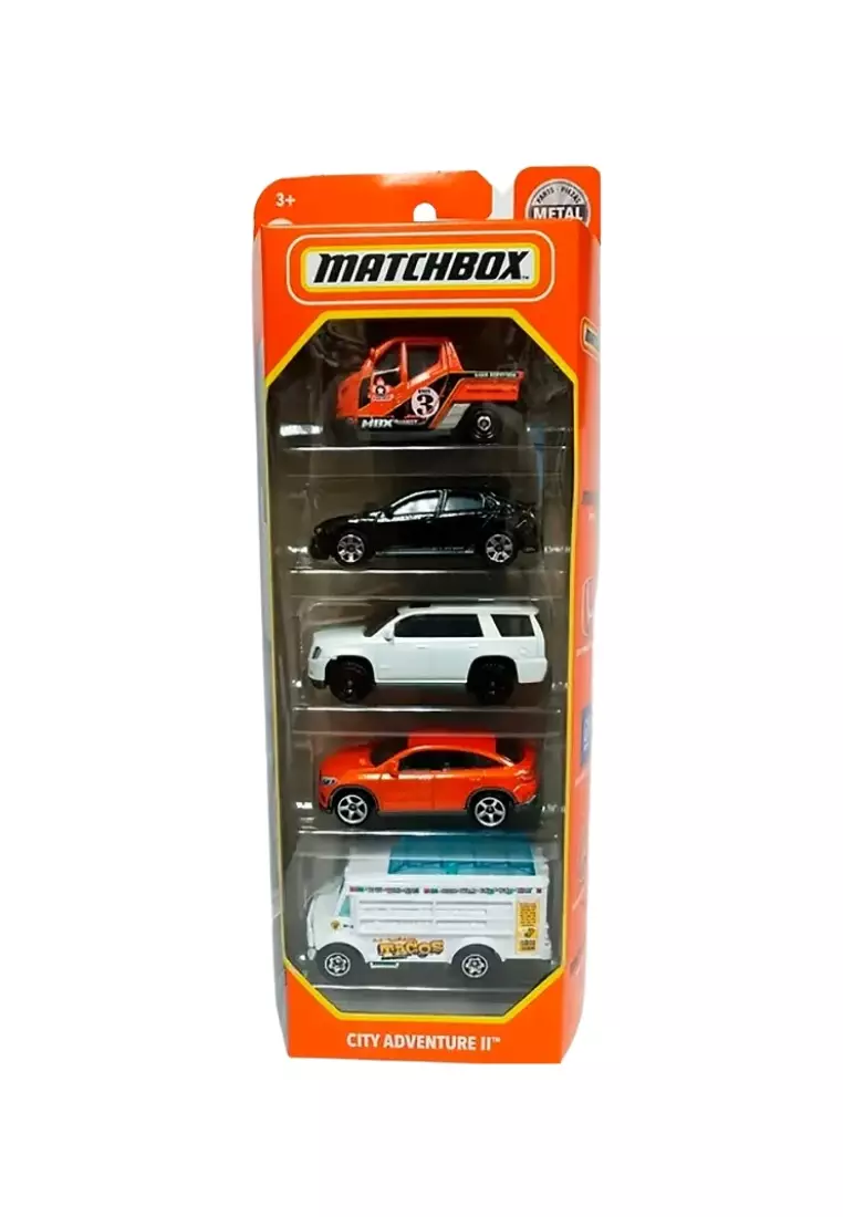 Buy Matchbox Matchbox City Adventure 5 Car Pack Die-cast Vehicle 2026 ...