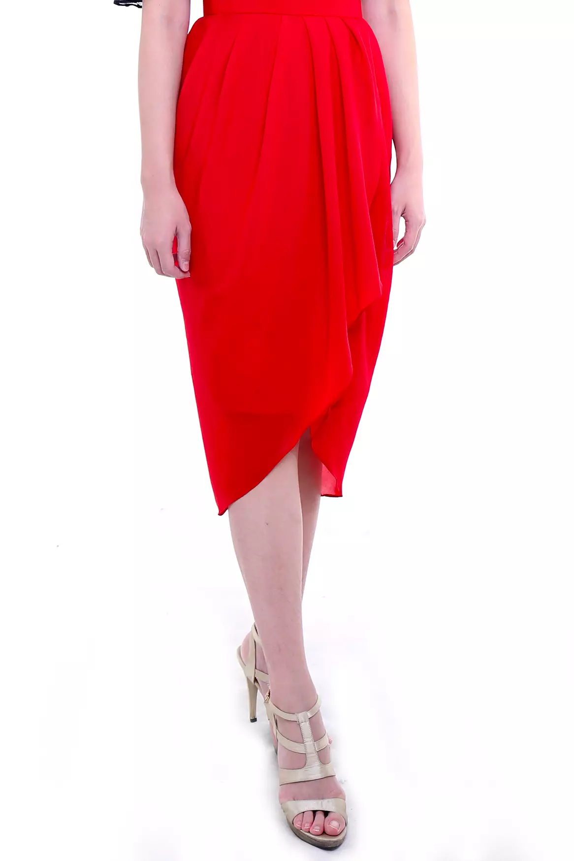 Jual DhieVine Batik Hiranya Jarik Merah Skirt Original 2025 | ZALORA ...