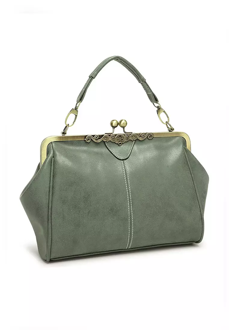 Buy ZITIQUE Retro clip clip handbag 2025 Online | ZALORA