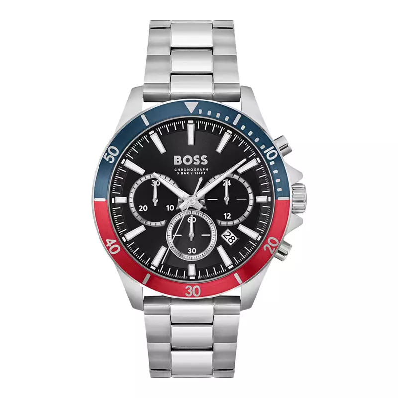 Jual Hugo Boss Jam Tangan Pria Hugo Boss Troper 1514108 Men Chronograph ...