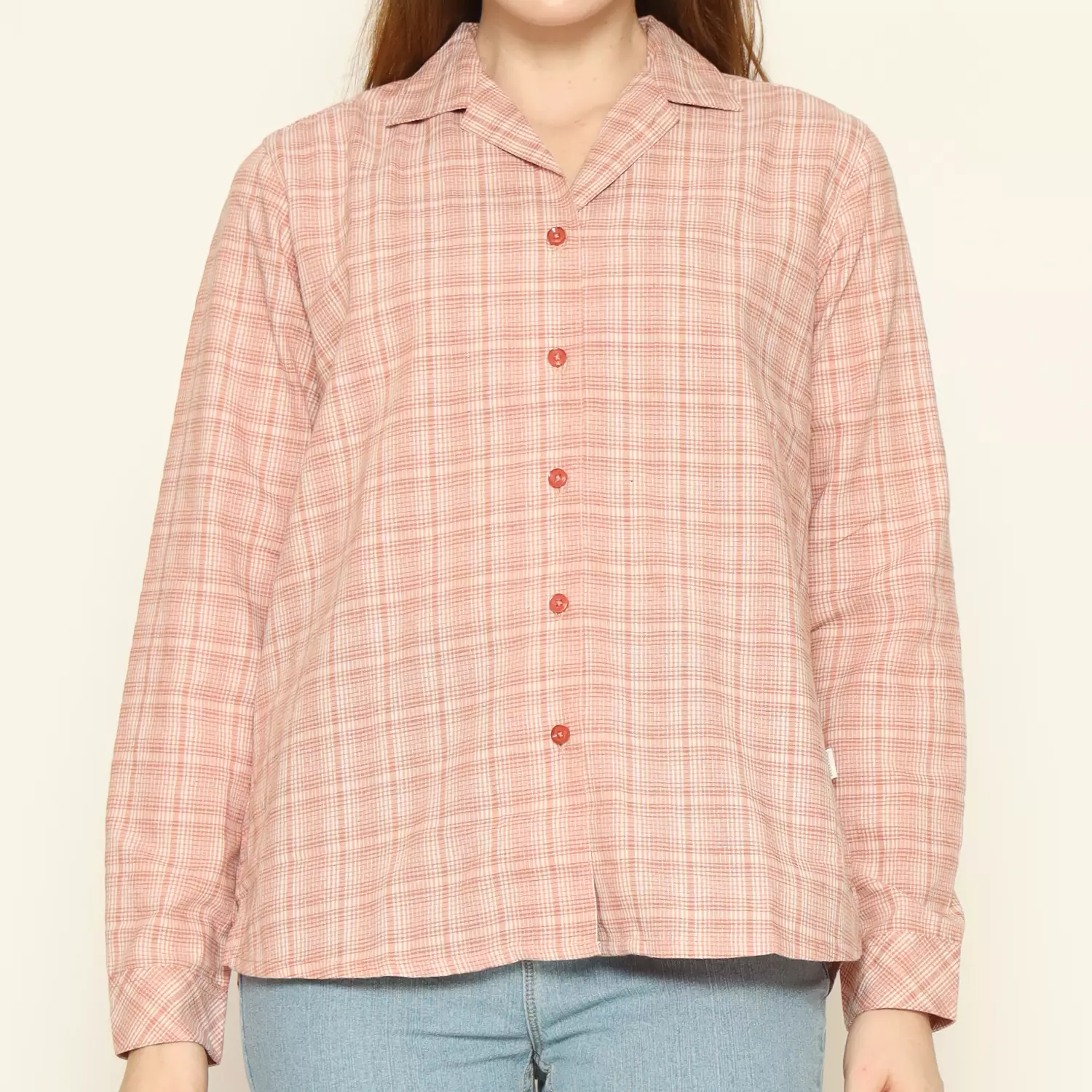 Jual RODEO Rodeo - Kemeja Wanita - Carlissa Shirt - Brown Original 2025 ...