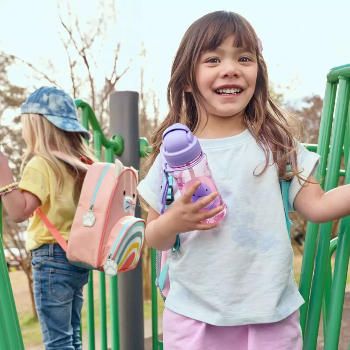 Jual Mothercare Skip Hop Zoo Straw Bottle With Tritan Renew Cat 355 ml - Botol Minum Anak ...