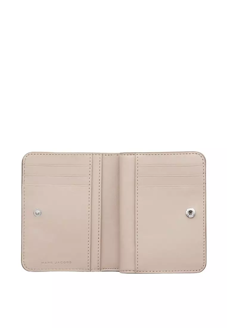 Jual Marc Jacobs The Covered J Marc Mini Compact Wallet Cement Original ...