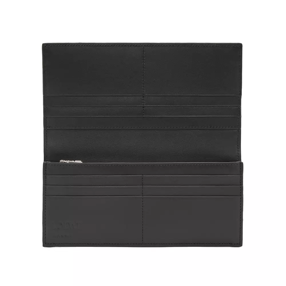 Jual LOEWE Long Horizontal Wallet In Soft Grained Calfskin Anthracite ...