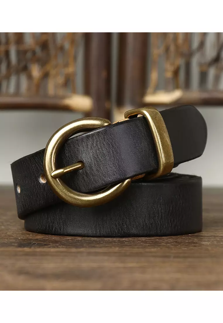 Buy Twenty Eight Shoes Handmade Vintage Full Gain Leather Belt CP383 ...