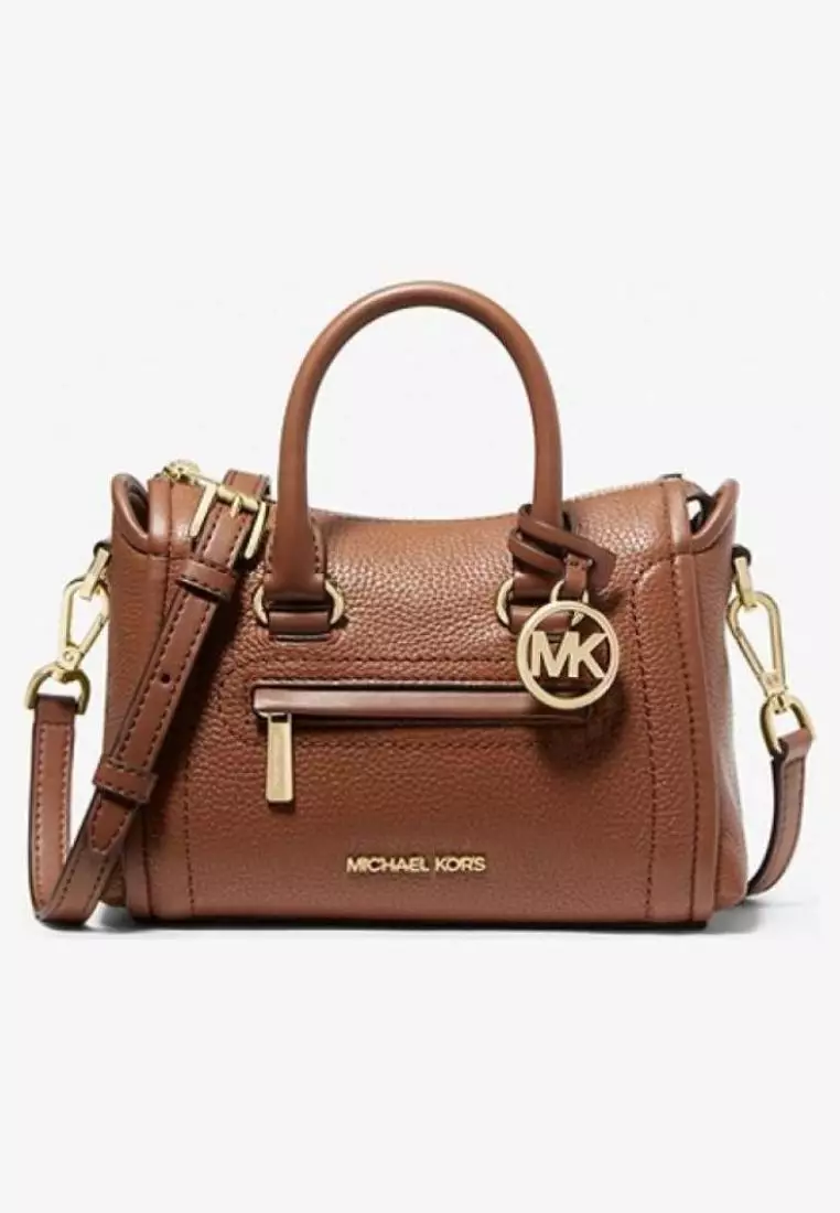 Jual Michael Kors Michael Kors Carine Extra-Small Pebbled Leather Satchel Luggage Original 2024 ...