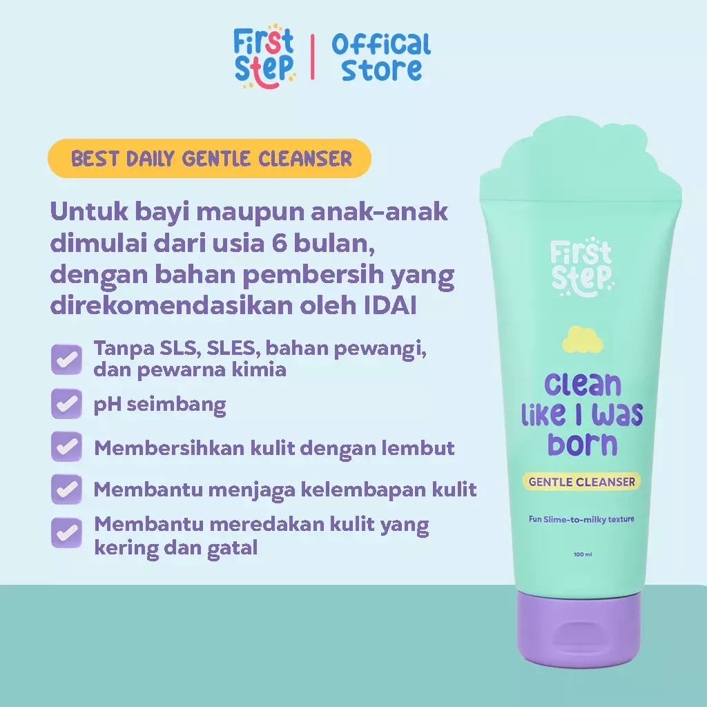 Jual Pinkberry First Step Clean Like I Was Born Gentle Cleanser 100 ml ...