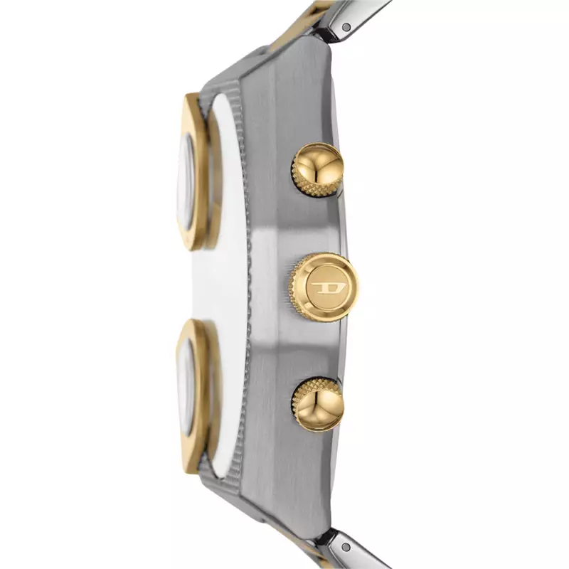 Jual DIESEL Jam Tangan Pria Diesel Sideshow DZ7476 Black Dial Dual Tone ...