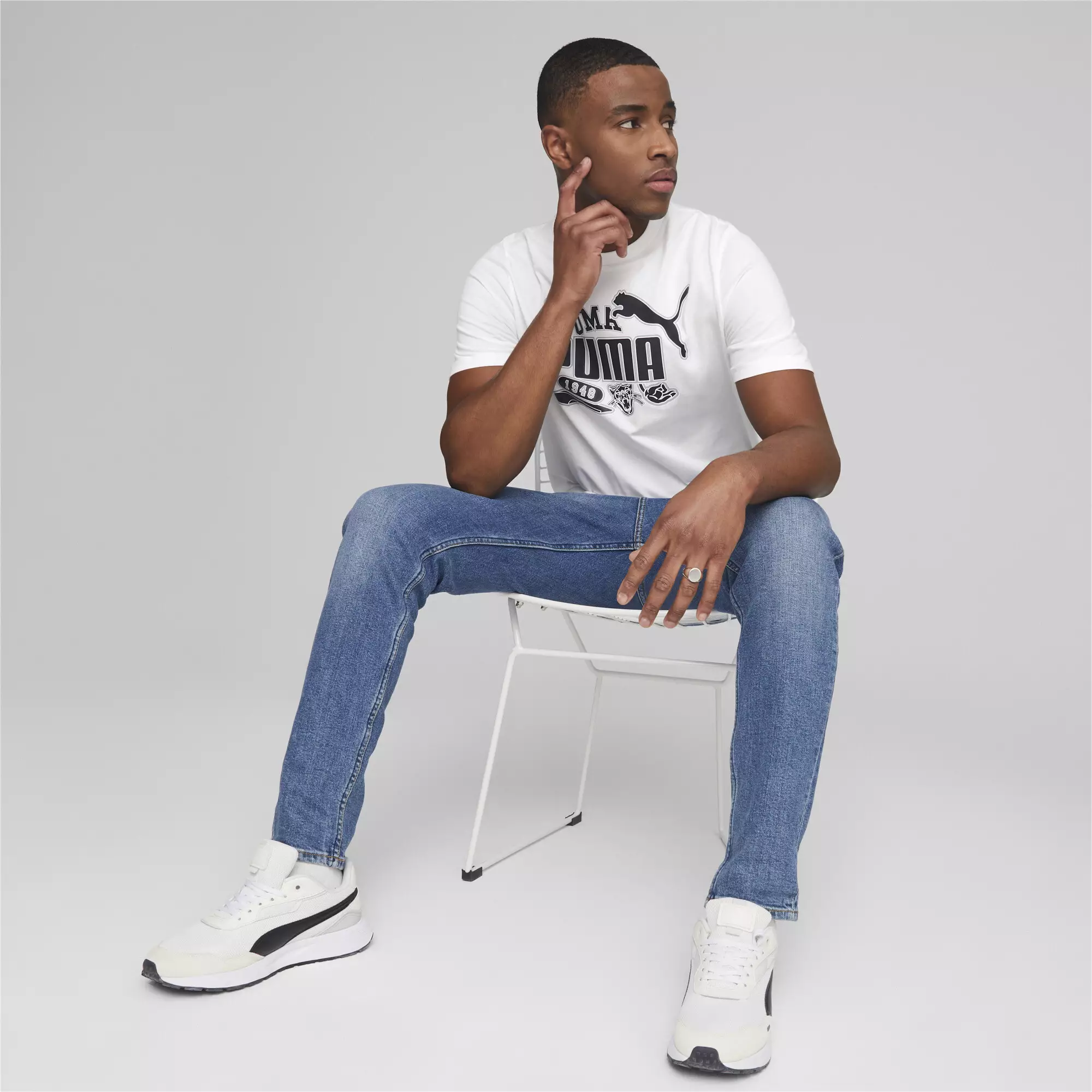 Jual PUMA PUMA GRAPHICS Icon Tee Men Original 2024 | ZALORA Indonesia