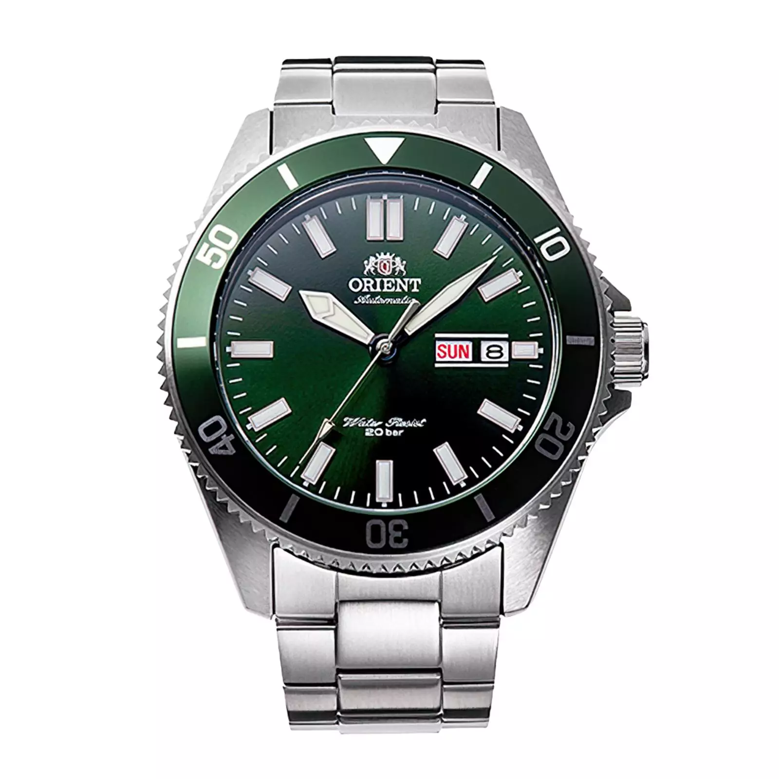Jual Orient Orient RA-AA0914E19B Silver Dasar Hijau Cowok Original 2025 ...