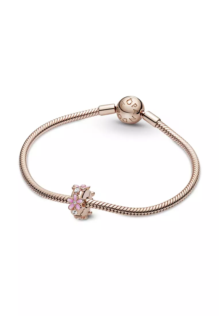 Buy PANDORA Pandora 14K Rose Gold-Plated Daisy Clip Charm Online ...