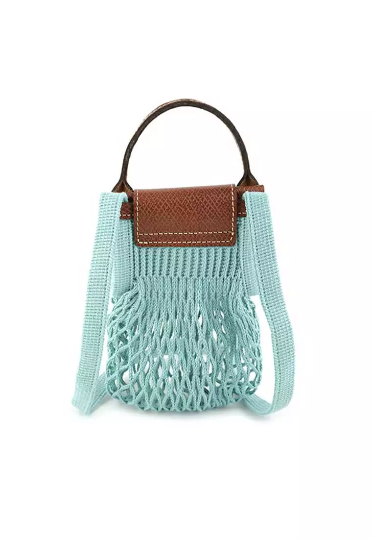 LONGCHAMP Le Pliage Filet XS Mesh Bag Lagoon 10139HVH 2025 | Buy ...