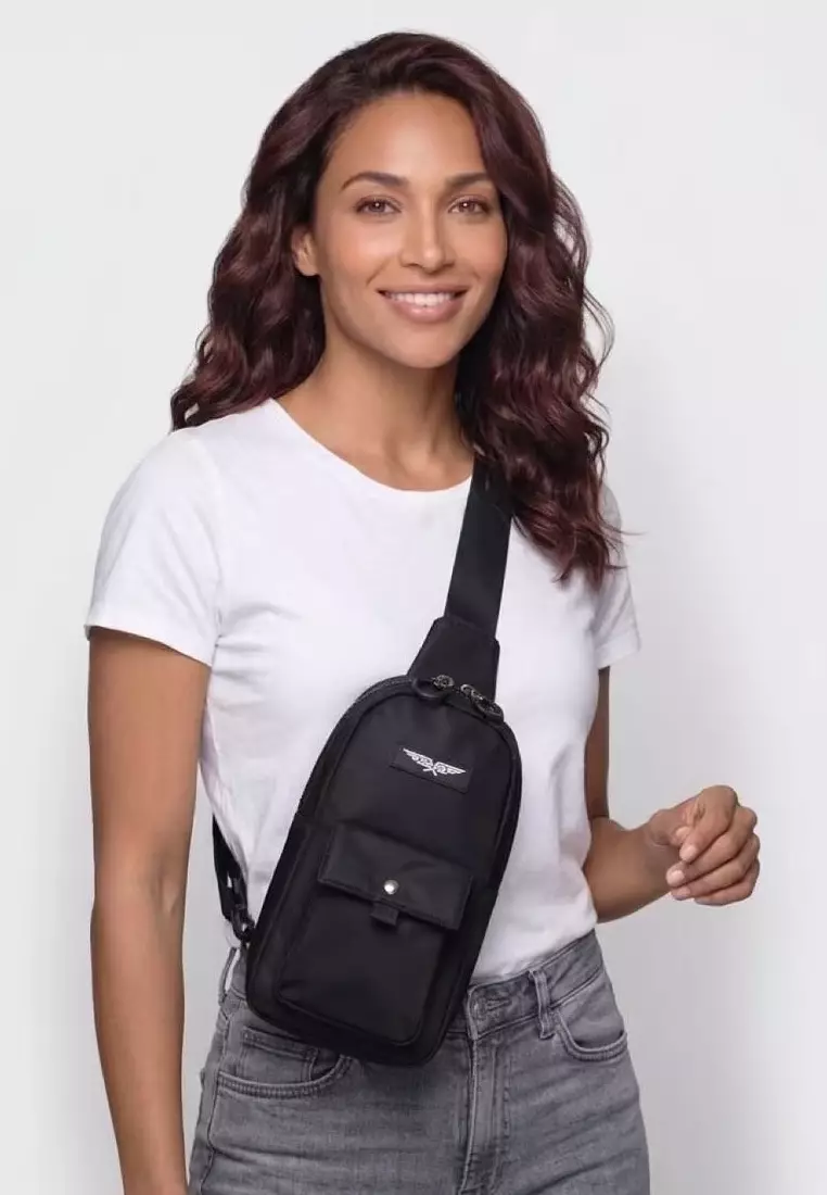 Buy Police LEWIS - Single handle / Cross Body Sling Bag - Black 2026 ...