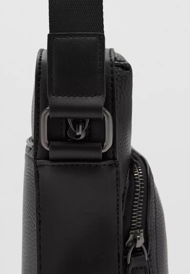 Jual MANGO Man Patent Faux-Leather Shoulder Bag Original 2026 | ZALORA ...