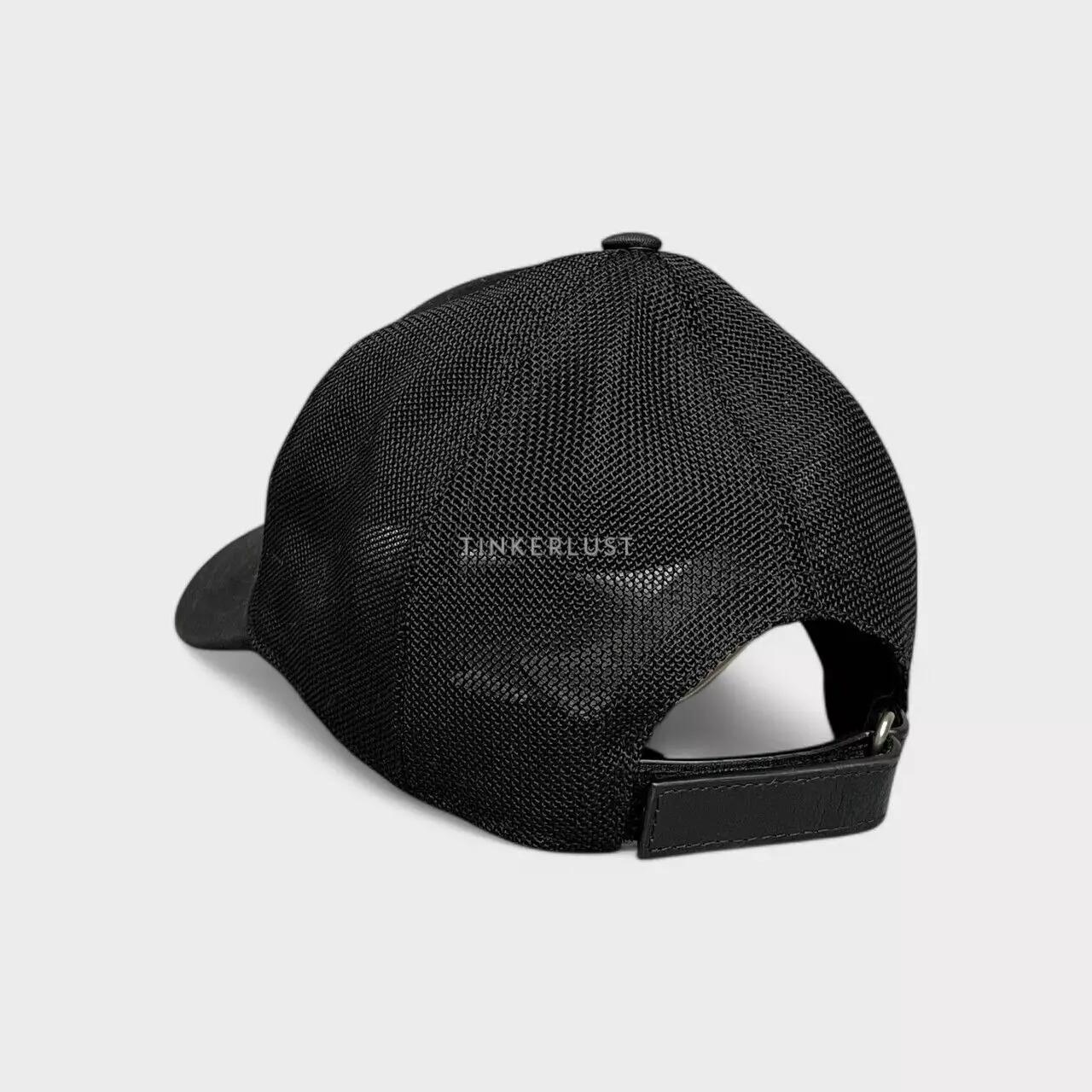 Jual Gucci [PRELOVED] Gucci Logo Black Canvas Baseball Cap Original ...