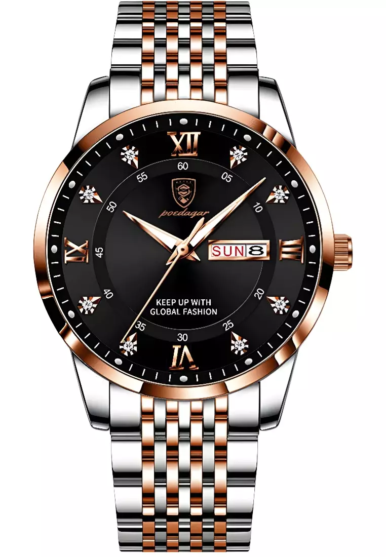 Buy OPCHIC Men's Waterproof Luminous Calendar Korean Quartz Watch ...