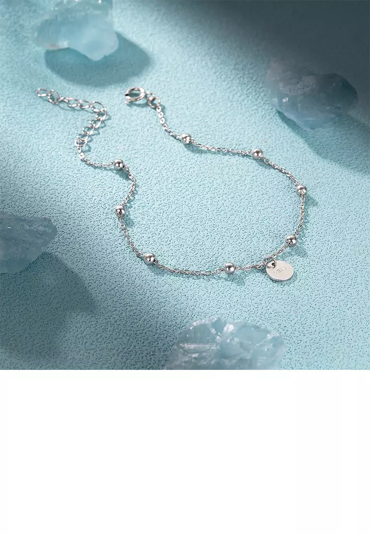 Mooclife 925 Sterling Silver Simple and Fashion Geometric Round Chain Bracelet 2025 | Buy ...