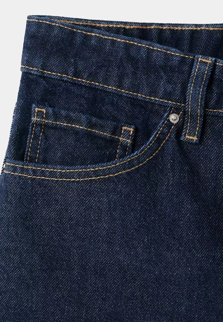 Buy Mango Straight-Fit Denim Shorts 2026 Online | ZALORA