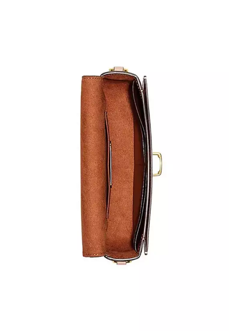 Buy COACH COACH STUDIO Women's Nude Pink Classic Letter Buckle Handbag ...