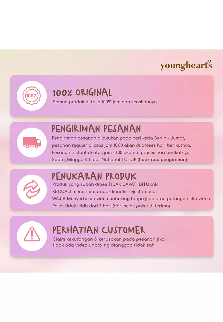 Jual Young Hearts Young Hearts Bra Daily Basic 3/4 Cup B Y23-20125B - Black Original 2024 ...
