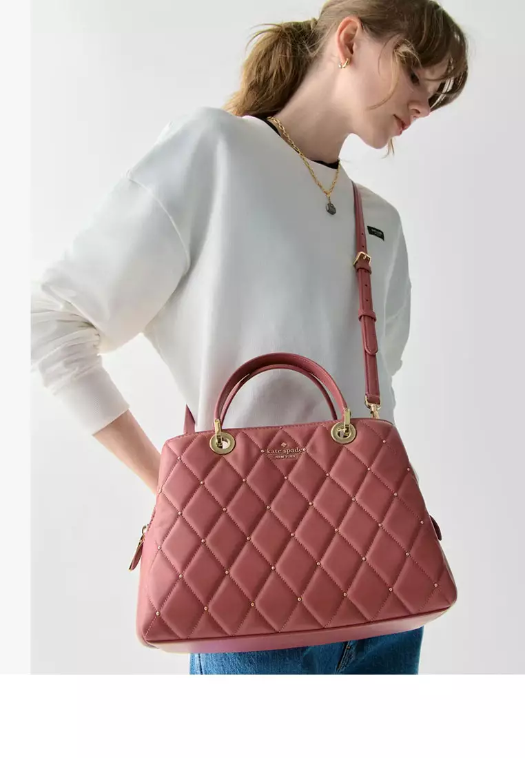 Buy Kate Spade Carey Quilted Medium Sullivan Satchel Online | ZALORA ...