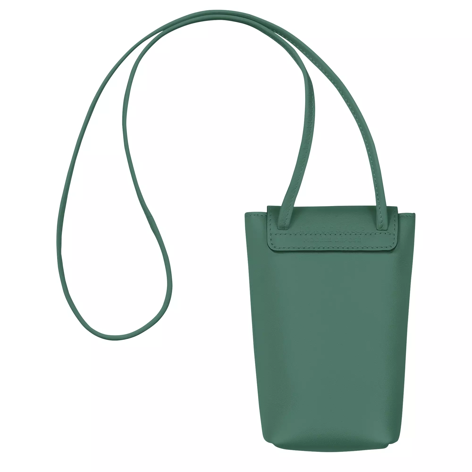 Jual Longchamp Le Pliage Xtra Phone Case with Leather Lace - Green Sage ...