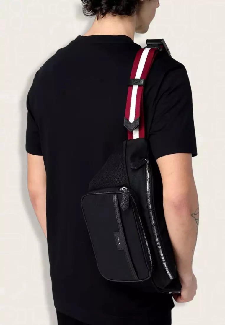 Jual Bally Bally Code Belt Bag in Black Nylon Original 2025 | ZALORA ...