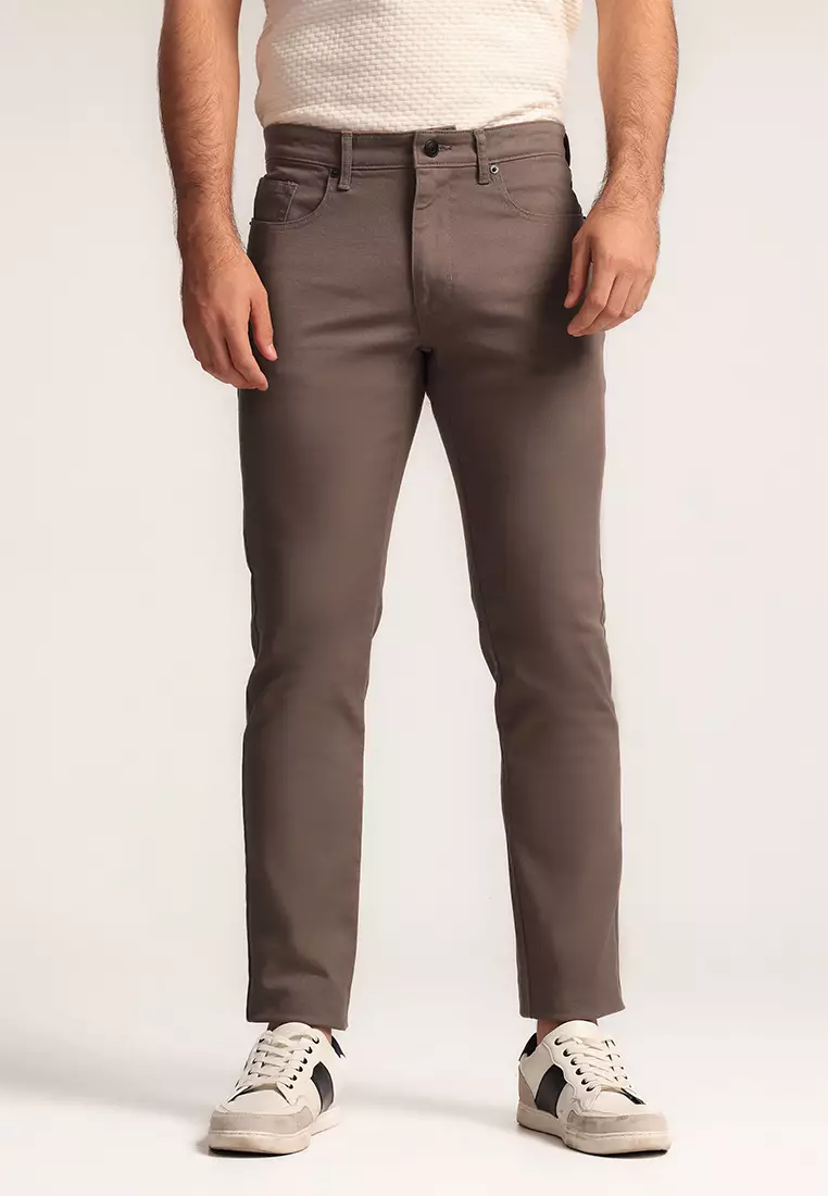 Jual MOC MOC - Celana Panjang Pria Willy - Stone Original 2025 | ZALORA ...