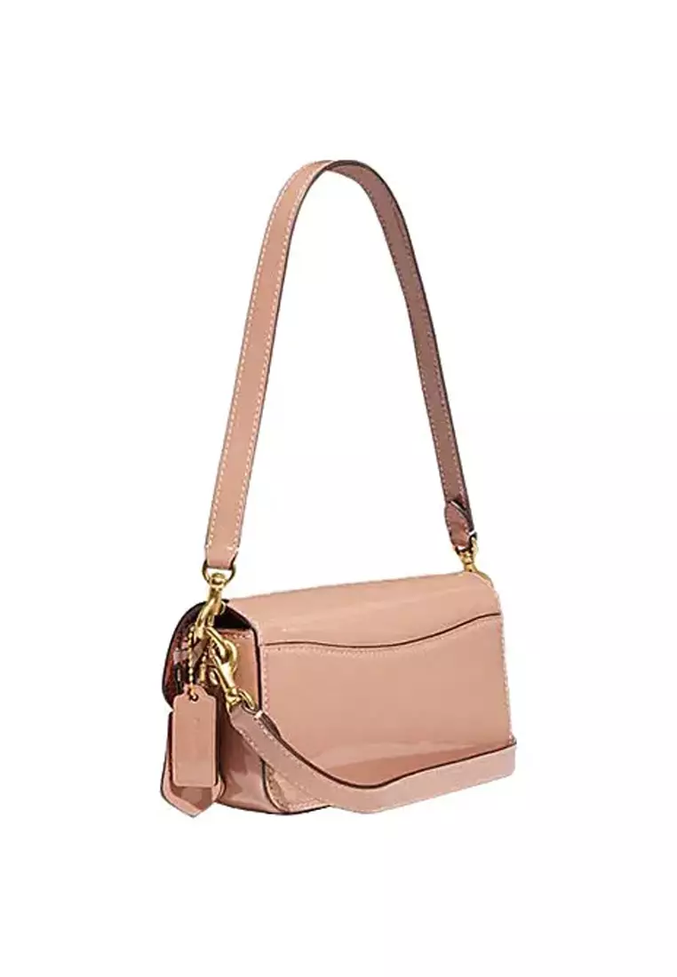 Buy COACH COACH STUDIO Women's Nude Pink Classic Letter Buckle Handbag ...