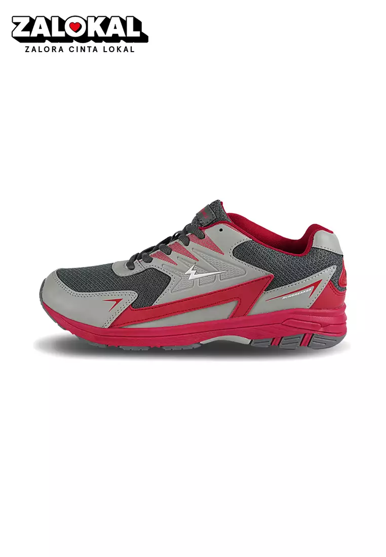 Jual Eagle Eagle Sepatu Running Run Breaker - ABU TUA/MERAH Original 2025 | ZALORA Indonesia