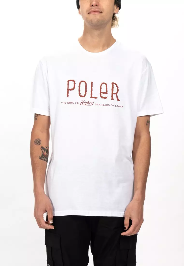 Buy Poler FURRY FONT TEE 2024 Online | ZALORA