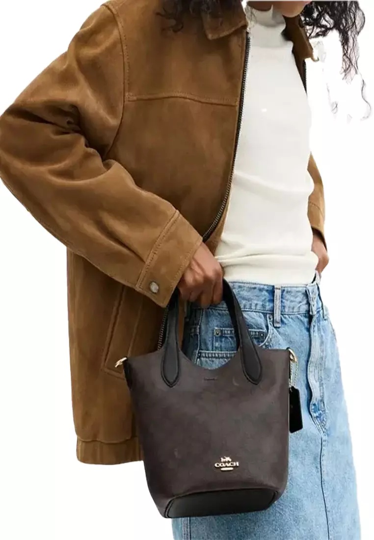 Buy COACH Hanna Bucket Bag In Signature Canvas CAF16 2025 Online | ZALORA