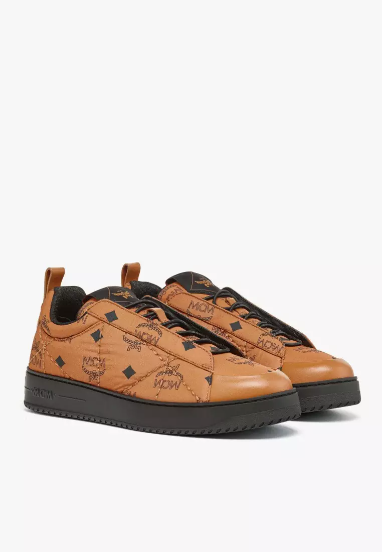 Jual MCM Neo Terrain Sneakers in Quilted Monogram Nylon Original 2026 ...