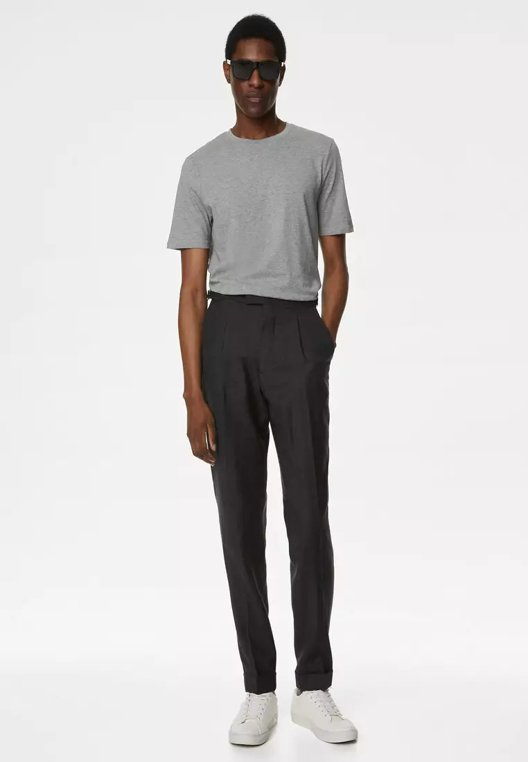 Buy MARKS SPENCER M S Collection 3pk Pure Cotton Crew Neck T Shirts
