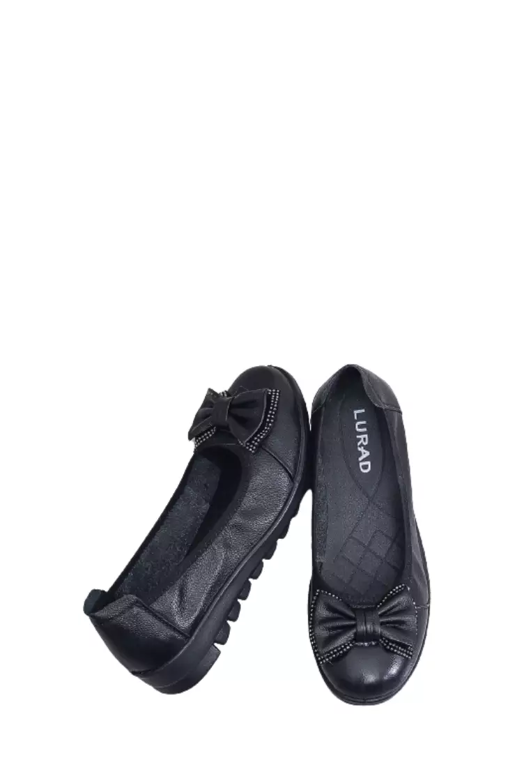 Jual LURAD Flat Shoes Cewek Sepatu Kerja Kasual 1887 Original 2024 ...
