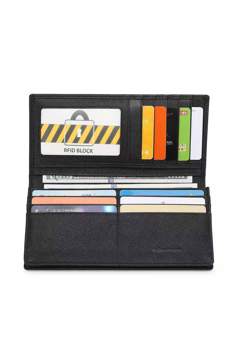 Volkswagen Men's RFID Genuine Leather BI Fold Long Wallet 2024 | Buy ...