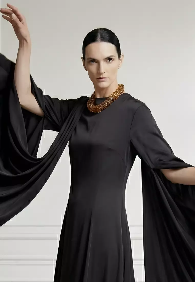Buy Demure & Co Long Sleeve Royale Kaftan Dress 2026 Online | ZALORA