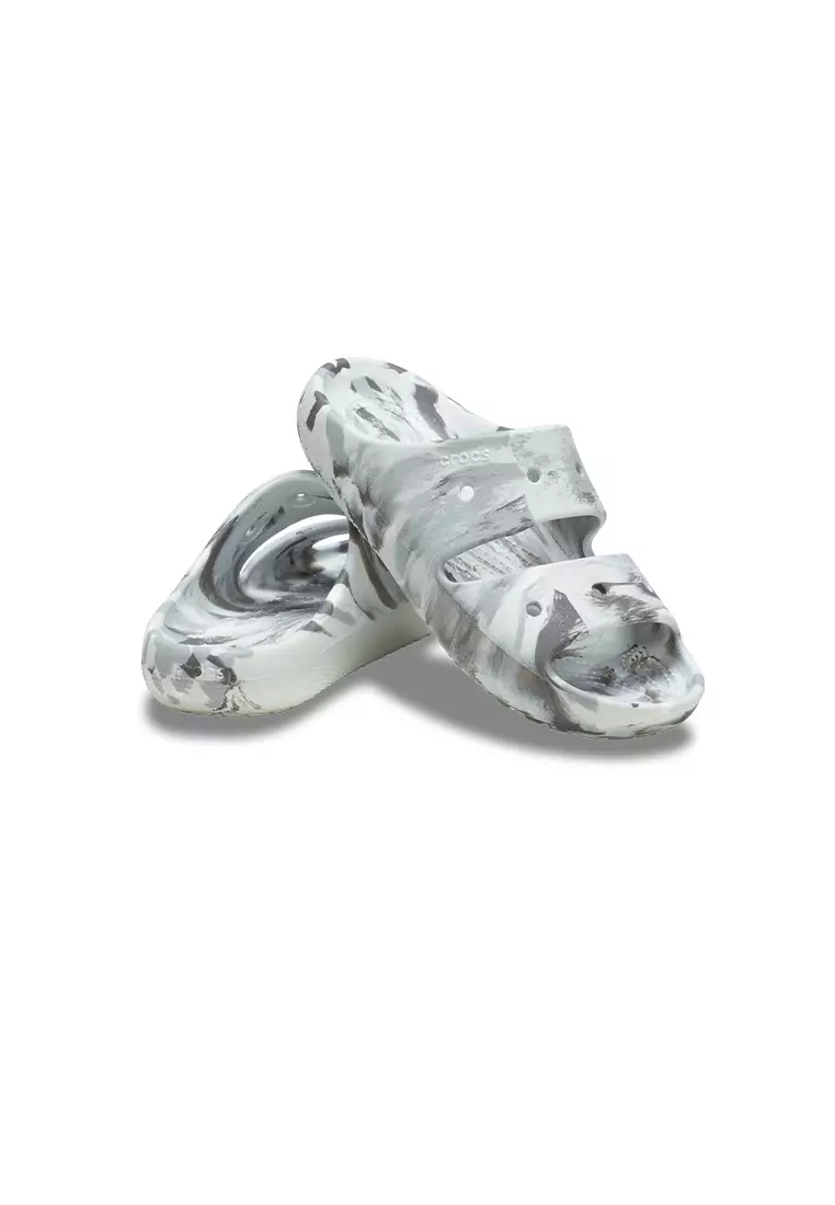 Buy Crocs Classic Marbled Sandal V2 in Moonlight Multi 2025 Online ...