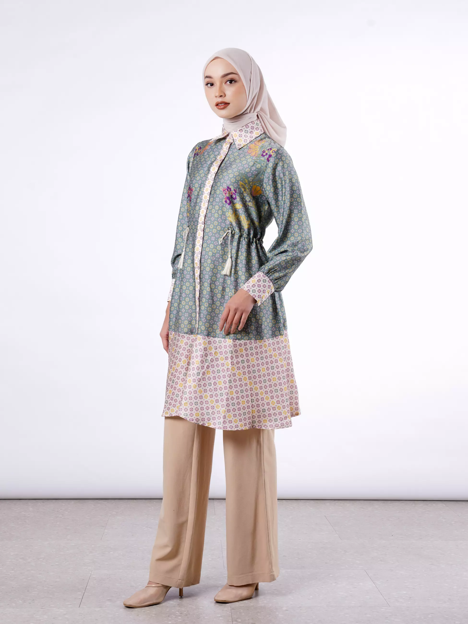 Jual Aleza Aleza - Mica Tunic Green Original 2025 | ZALORA Indonesia