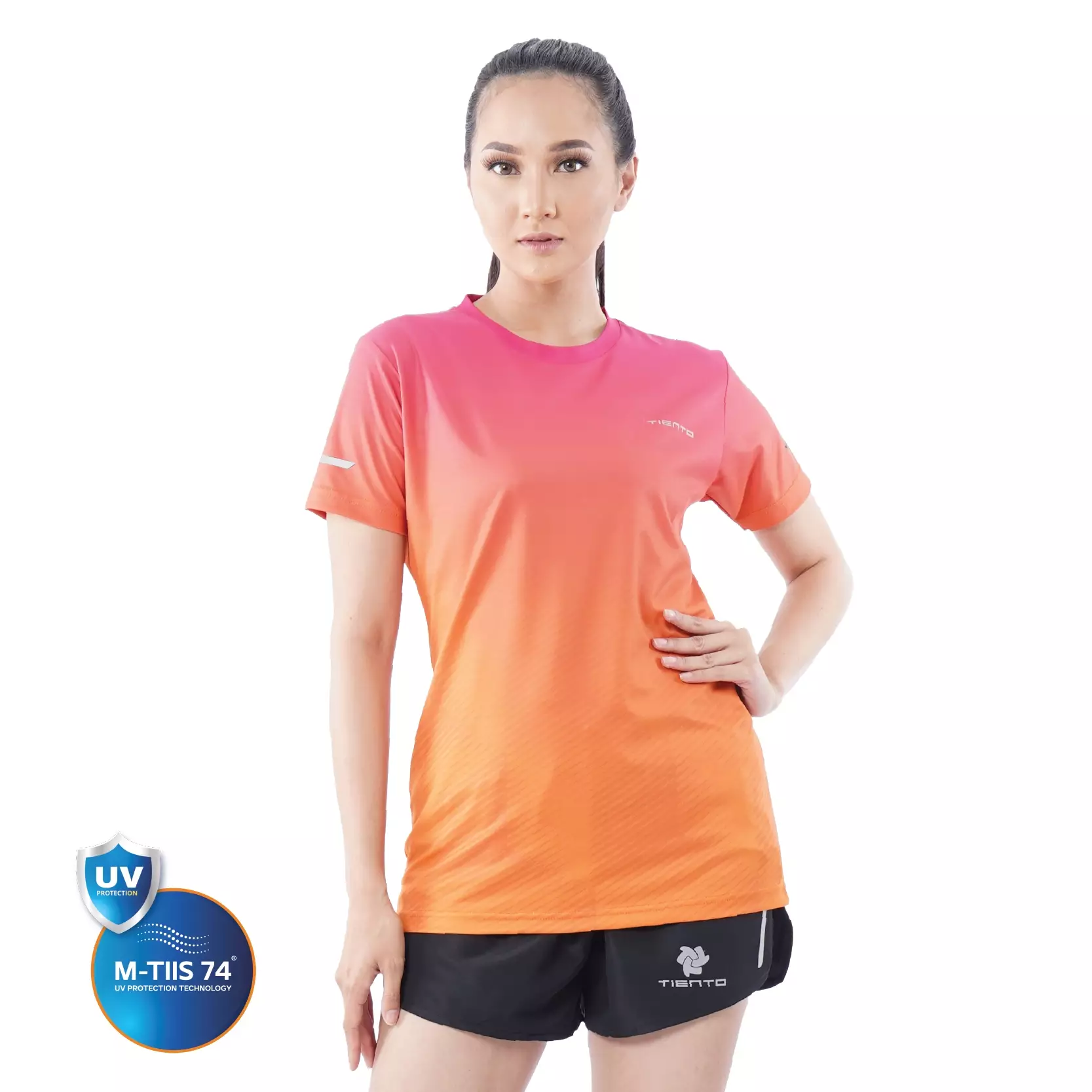 Jual Tiento Tiento Baju Olahraga Lari Jersey Running Wanita Anti UV Xceleration Original 2024 ...