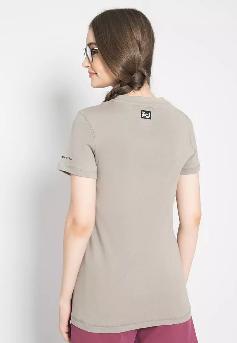 Jual LGS LGS - Kaos Wanita - Lengan Pendek - Warna Coklat - LLTS.551 ...