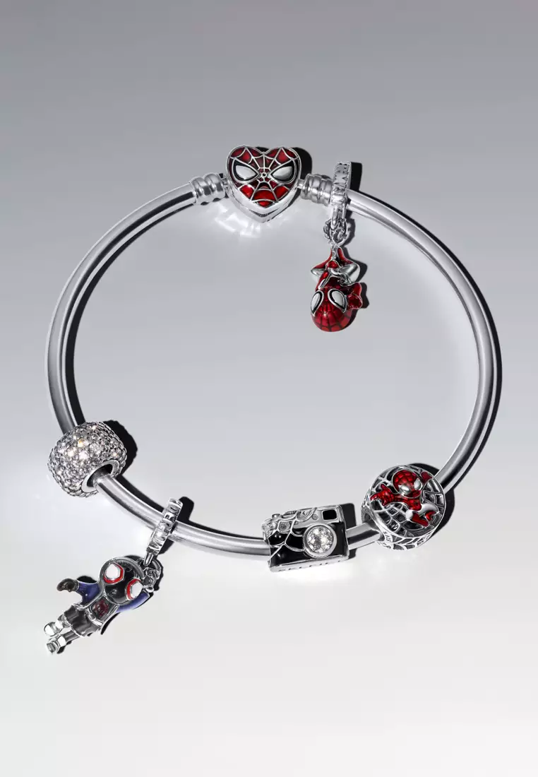 Buy Pandora Pandora x Marvel Spider-Man Miles Morales Dangle Charm ...