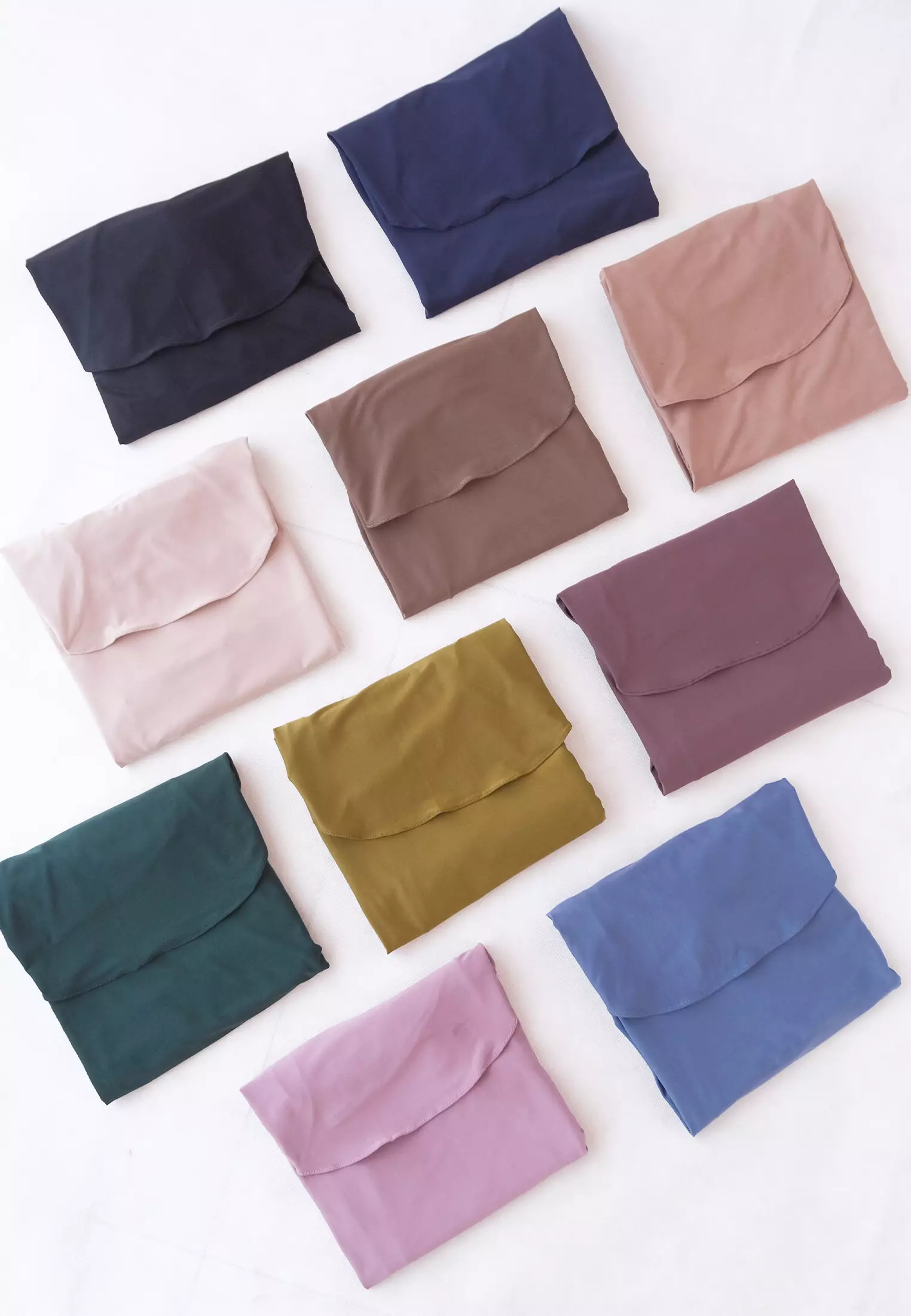 Jual COTTON BEE Cotton Bee - Pashmina Instan Non Pad Oval Jersey - Artic Dust Original 2025 ...