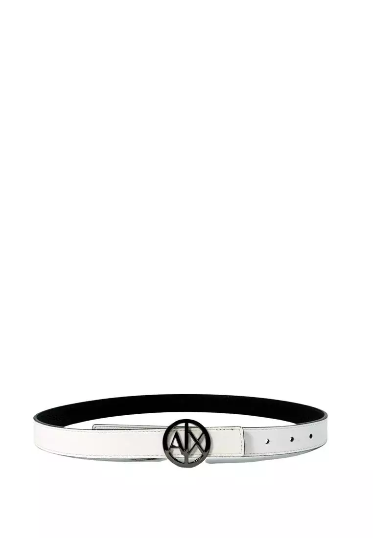 Buy Armani Exchange AX Logo Belt Pebbled Leather 952776 2025 Online ...