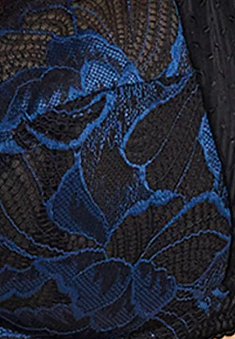 Buy Sans Complexe Capucine Wired Two-Tone Lace Bra Online | ZALORA Malaysia