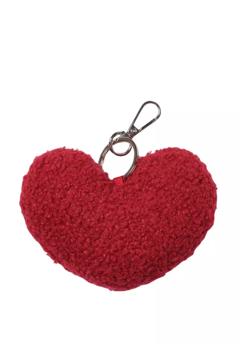 Jual SAMO ONDOH Loveyom Keychain Eco Shearling Red Original 2024 ...