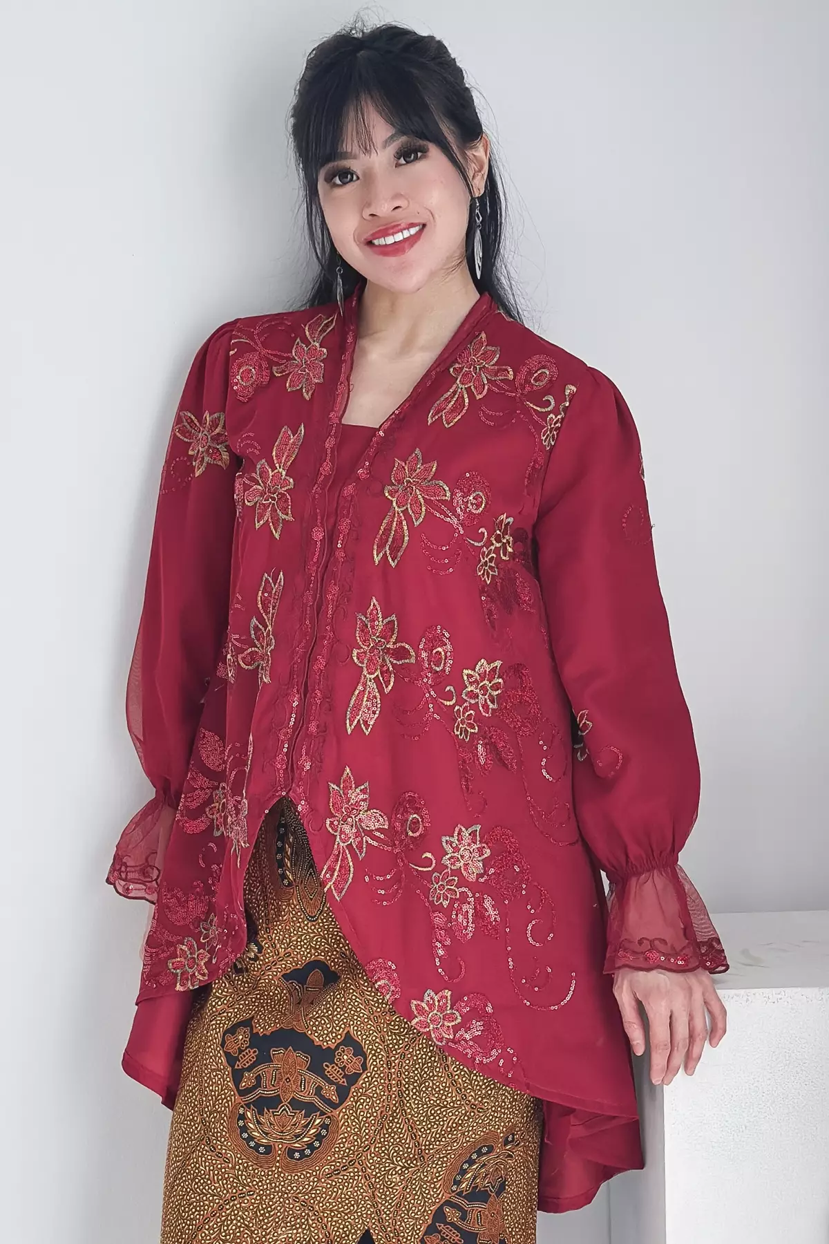 Jual DhieVine Batik Widuri Asymetrical Raya Kebaya Original 2025 ...